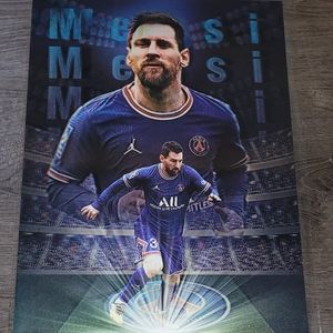 Art | Messi Image Changing 3d Holographic Lenticular Soccer Poster | Poshmark